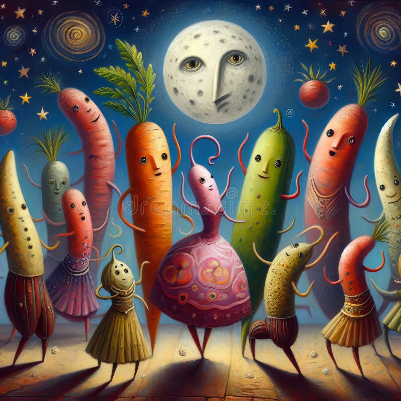 Vegetables Dancing Stock Illustrations – 305 Vegetables Dancing Stock ...