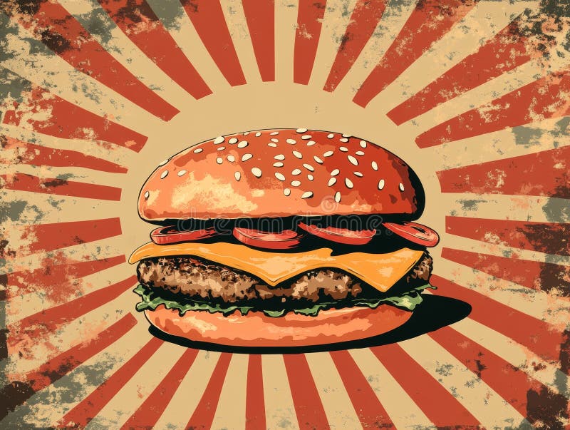 Whimsical Illustrations are Created by Vegan Burger Art in a Kitchen ...