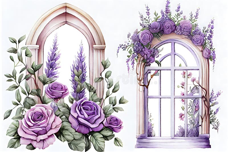 Whimsical Lavender Window with a Beautiful View. Perfect for ...
