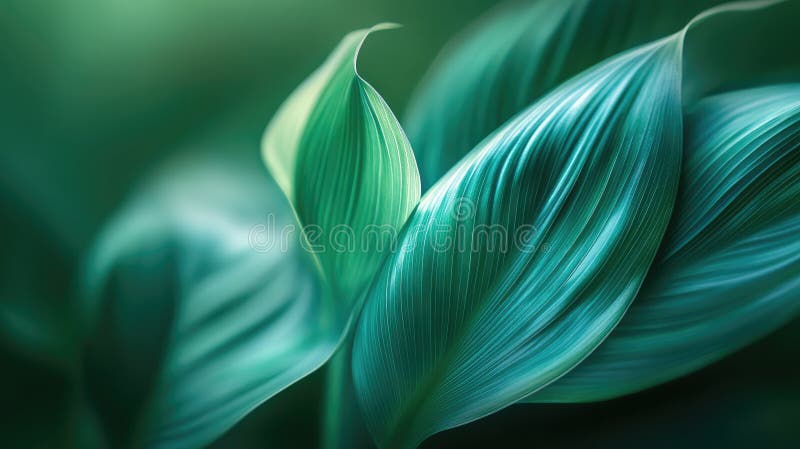 Whimsical leaf shapes stock illustration. Illustration of element ...