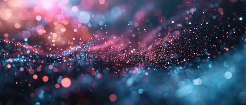 Whimsical Motion Graphic Features Enchanting Particle Effect Backdrop ...