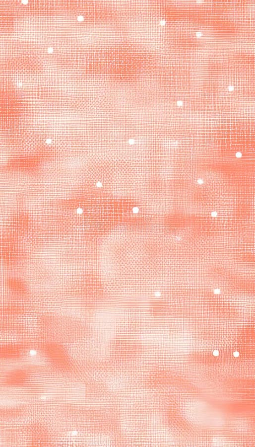 Whimsical Muted Orange Background with Polka Dots, Abstract Pattern ...