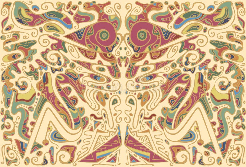 Colorful Psychedelic Abstract Decorative Waves Seamless Pattern, in ... Colorful Psychedelic Abstract Decorative Waves Seamless Pattern, in ...