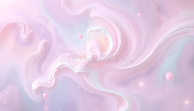 Whimsical Pastel Swirls: a Dreamy Abstract Background Stock ...