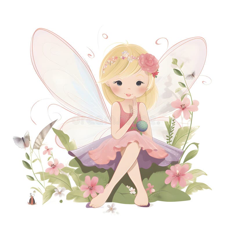 Whimsical pixie character stock illustration. Illustration of ...
