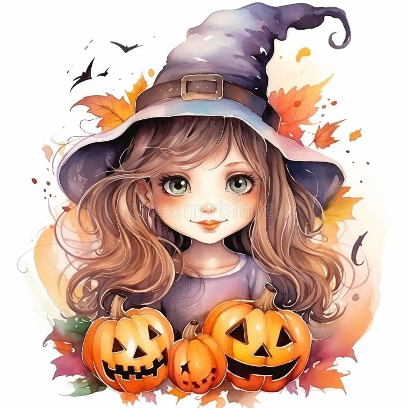 Whimsical Pumpkin Illustration Stock Illustration - Illustration of ...