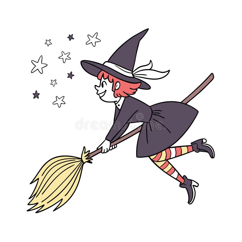 Quirky Witch Cartoon Vector NFT Design Stock Vector - Illustration of ...