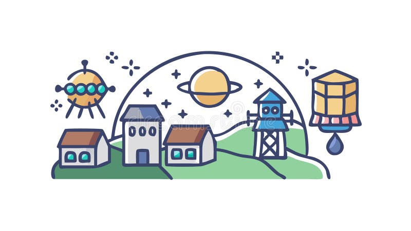 Whimsical Urban Themes Stock Illustrations – 1,412 Whimsical Urban ...