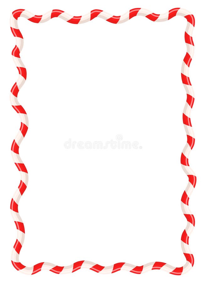 Wavy Candy Cane Vector Border Stock Illustrations – 65 Wavy Candy Cane ...