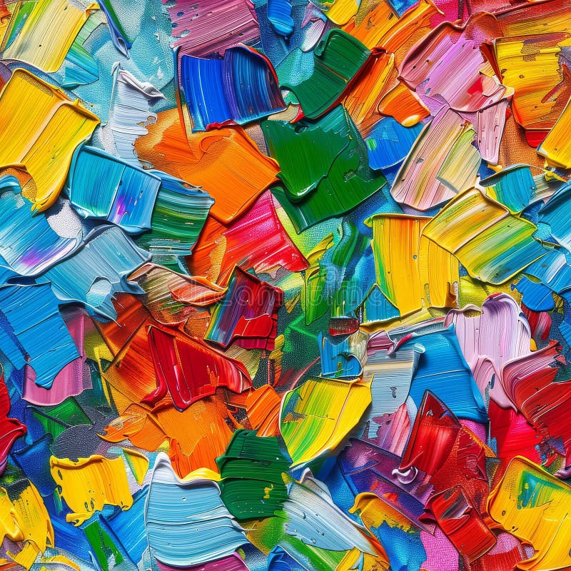 Whimsical Strokes Bring Whimsy To the Vibrant Artwork Stock ...