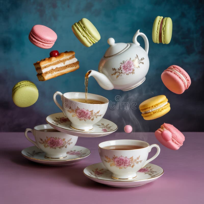 Whimsical Floating Cake Stock Illustrations – 1,412 Whimsical Floating ...