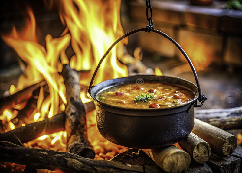 A Whimsical TiltShift Perspective of Medieval Soup a Culinary Journey ...