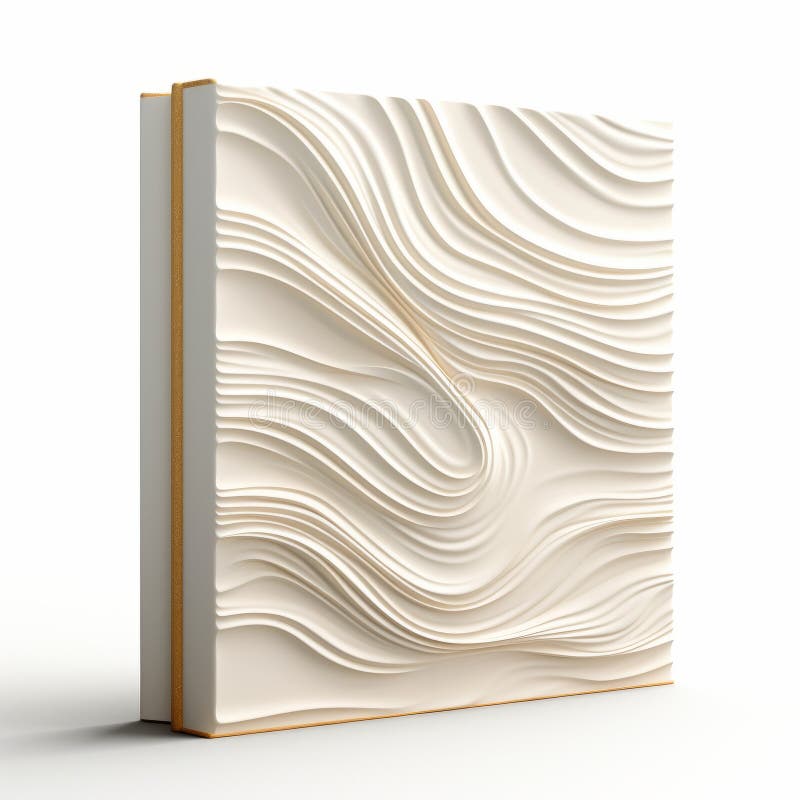 Whimsical Topography: 3d Rendered Book with Shiny Bumpy Texture Stock ...