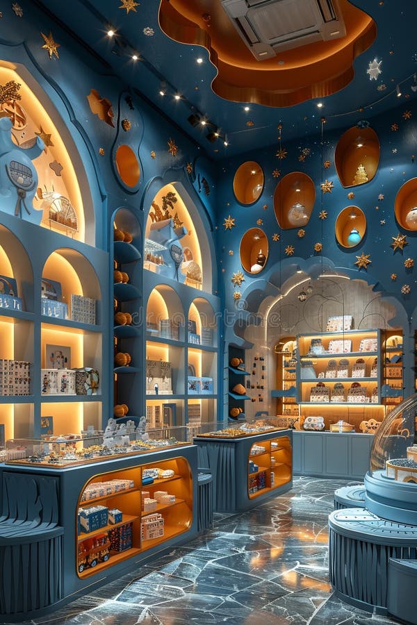 Whimsical Toy Store with Magical Displays and Interactive Zones3D ...