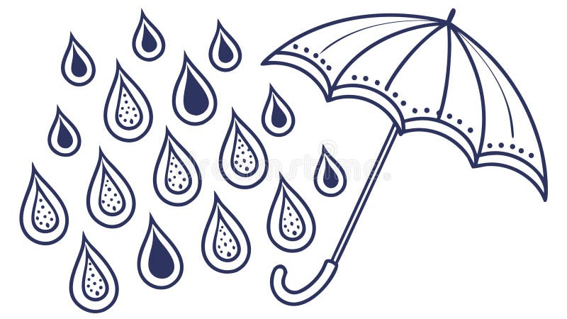 Whimsical Rainfall Pattern Stock Illustrations – 65 Whimsical Rainfall ...