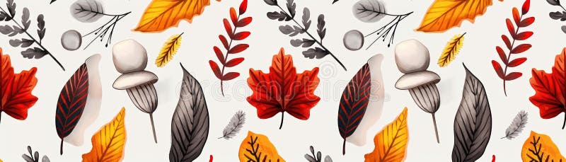 Whimsical Vector Pattern with Fairy Tale Elements Stock Illustration ...