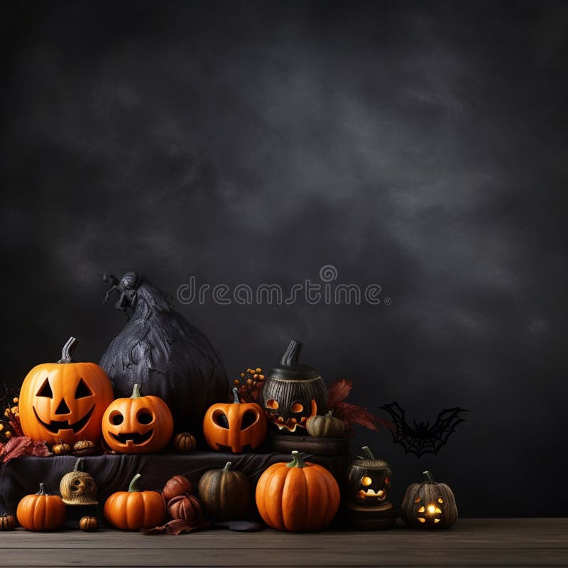 Whimsical witch backdrop stock illustration. Illustration of page ...