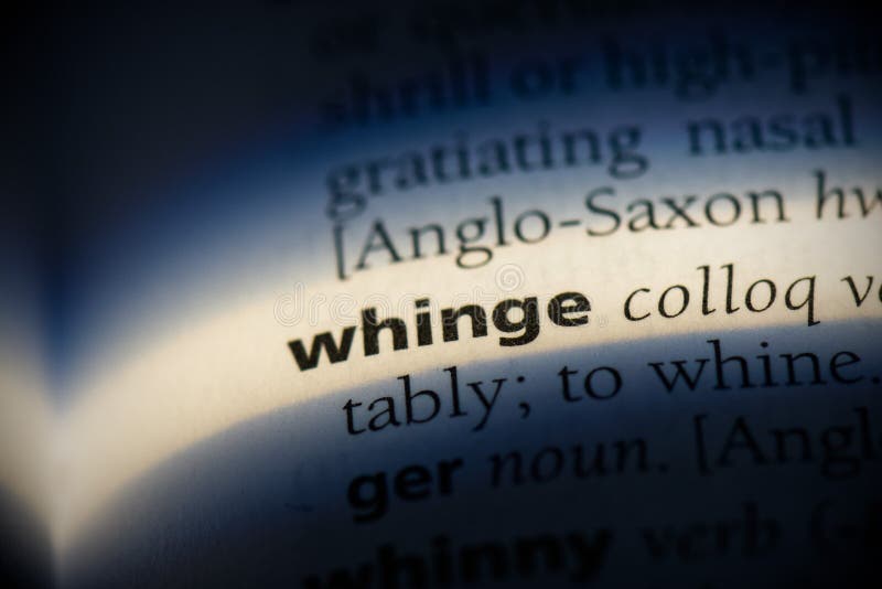 Whinge stock photo. Image of thesaurus, paper, printed - 161577036