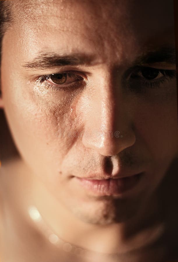 Whining man stock image. Image of despair, macro, grief - 9060337