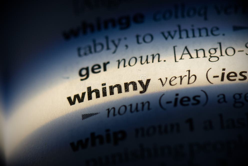 Whinny stock image. Image of idea, english, close, dictionary - 161577163