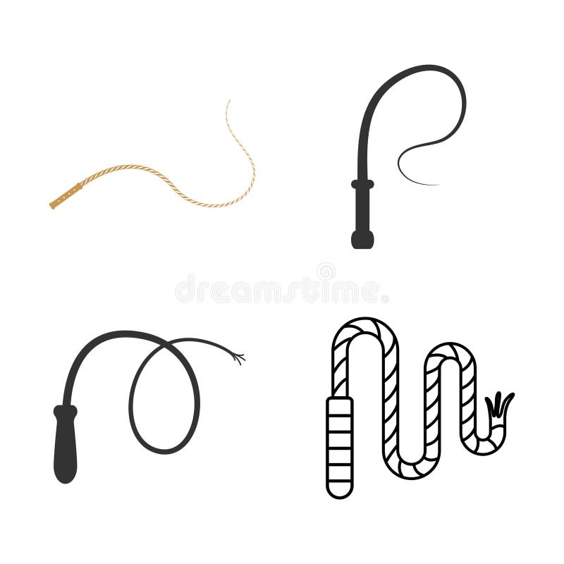 Whip icon,vector stock illustration. Illustration of horsewhip - 303452614