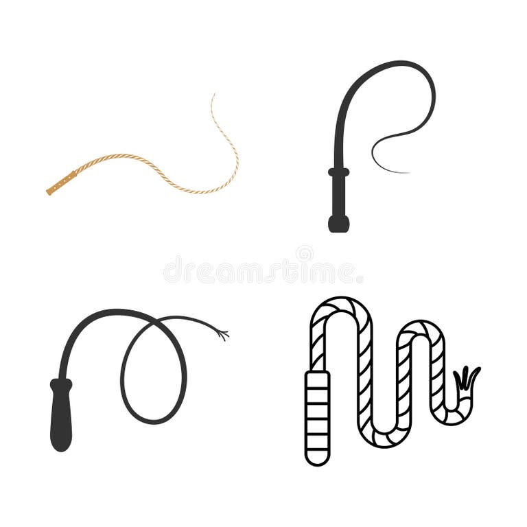 Whip icon,vector stock illustration. Illustration of horsewhip - 303452614