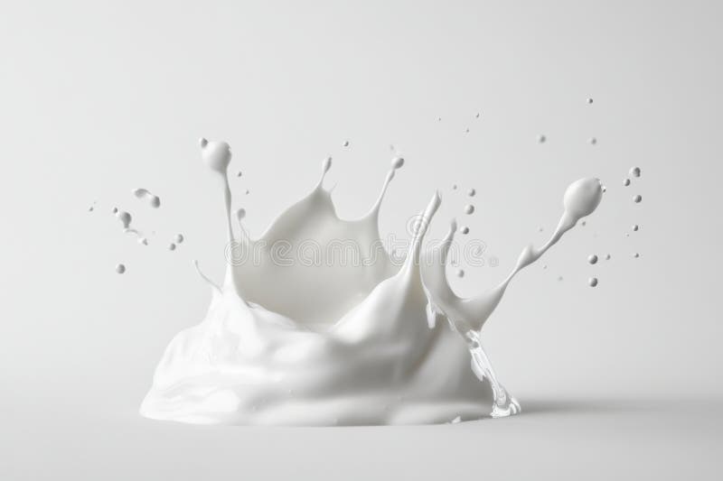 Smooth White Cream Texture Water Drops Ai Generated Stock Photos - Free ...