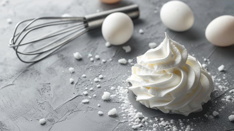 Whipped Cream and Eggs with a Whisk, Ideal for Cooking and Baking ...