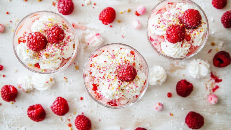 Whipped Cream and Fresh Raspberries Complement the Sweet Raspberry ...