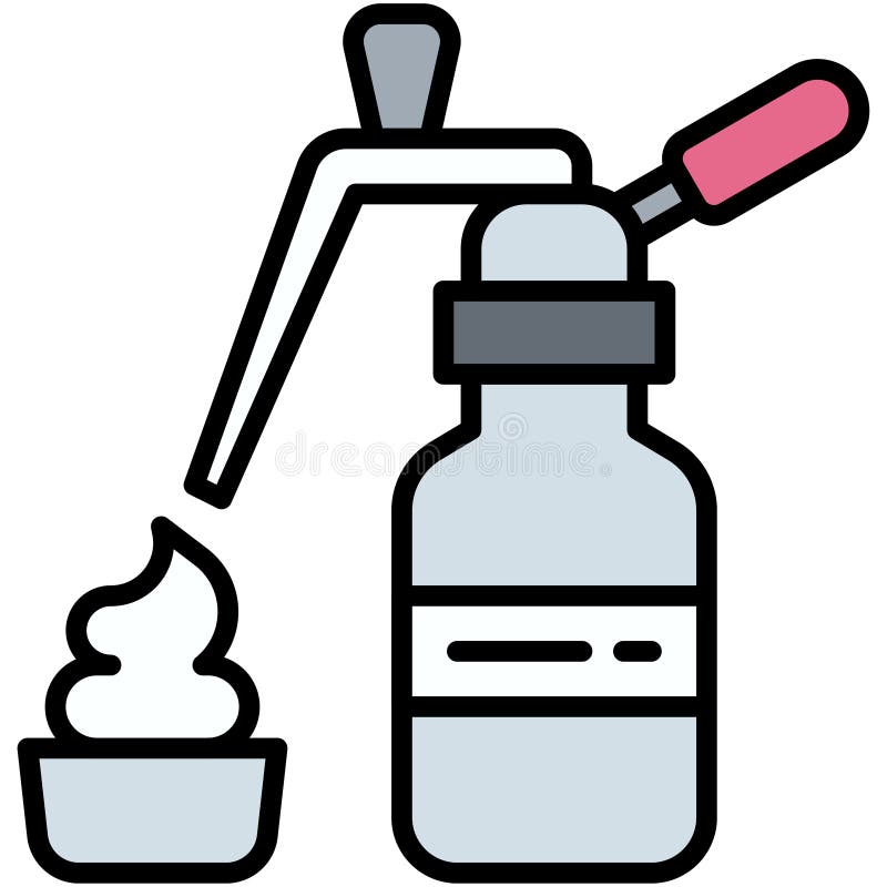 Whipped Cream Icon, Coffee Shop Related Vector Stock Vector ...