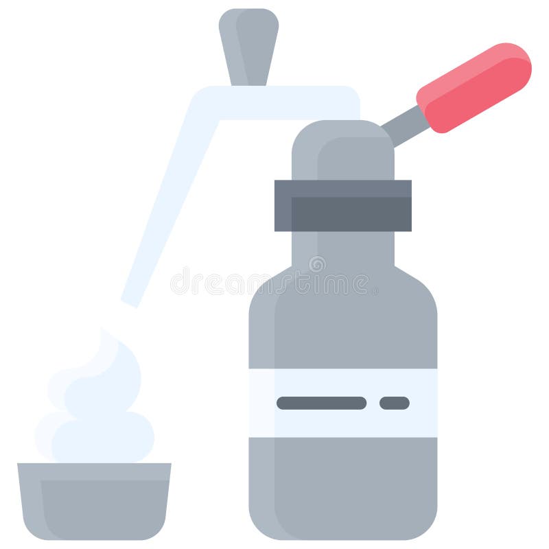 Whipped Cream Icon, Coffee Shop Related Vector Stock Vector ...