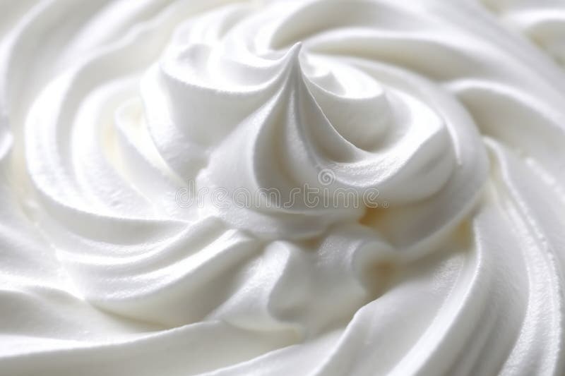 Whipped Cream Texture. Generative AI Stock Illustration - Illustration ...