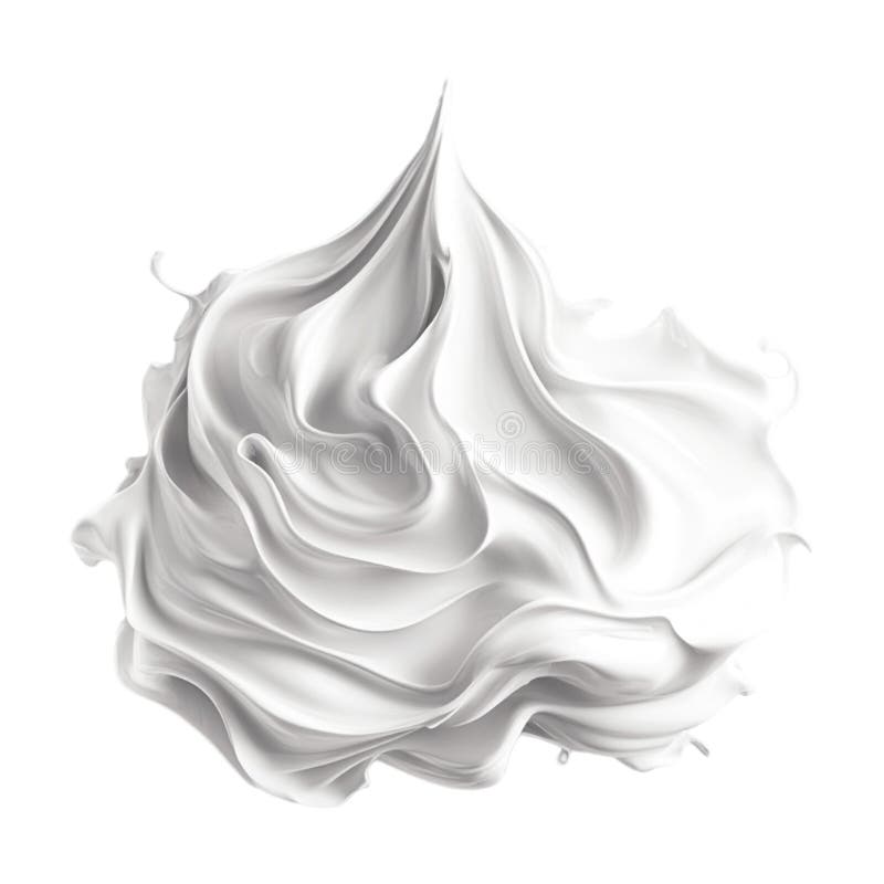 Whipped Cream on Transparent Background - Ai Generated Stock ...