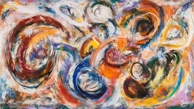 Whirling Abstract Colors and Textures Creating Dynamic Artistic Motion ...
