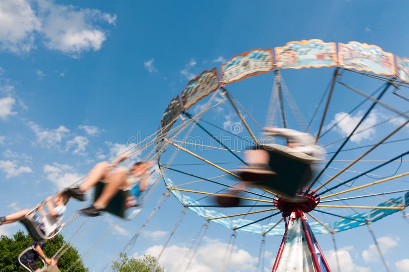 Whirling carousel stock image. Image of whirling, motion - 14631493