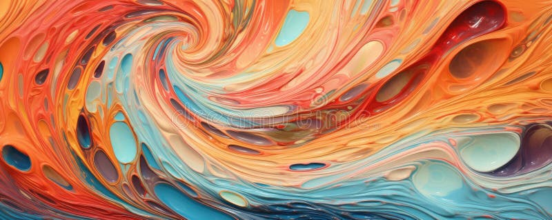 Whirling Patterns of Vibrant Colors Mesmerize As they Spin Outward ...