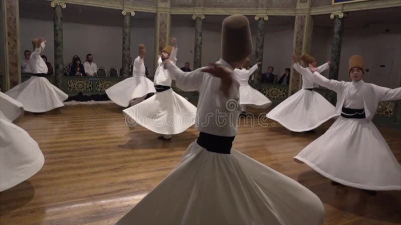Whirling Dervish Start. stock video. Video of spiritual - 138409675