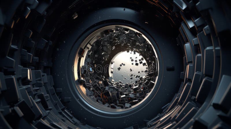Whirling Universe: Abstract View from Inside a Running Washing Machine ...