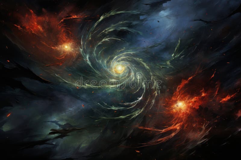 Whirling Vortex Elementals, Conjuring Powerful Storms with Their ...