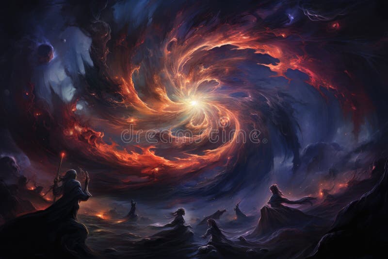 Whirling Vortex Elementals, Conjuring Powerful Storms with Their ...