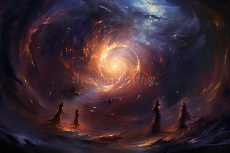 Whirling Vortex Elementals, Conjuring Powerful Storms with Their ...