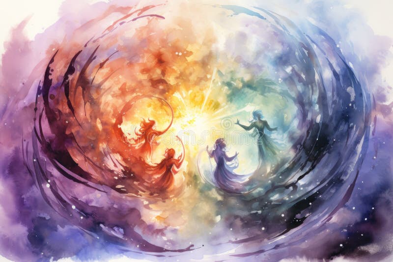 Whirling Vortex Elementals, Conjuring Powerful Storms with Their ...