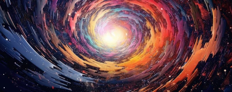 Whirlpool of Abstract Colors and Textures on a Dynamic Background ...