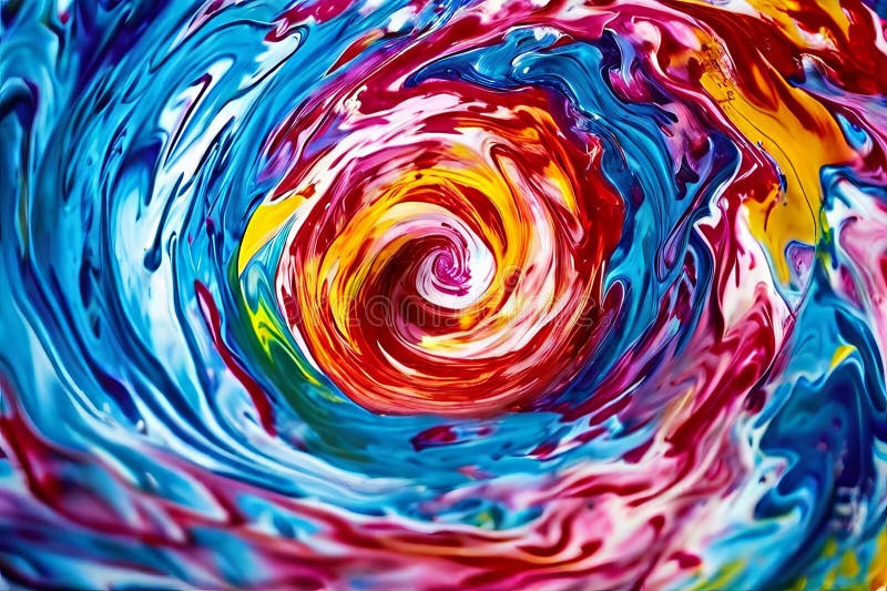 Whirlpool Flow Vortex Paint Swirling in a Vortex Pattern Creatin Stock ...