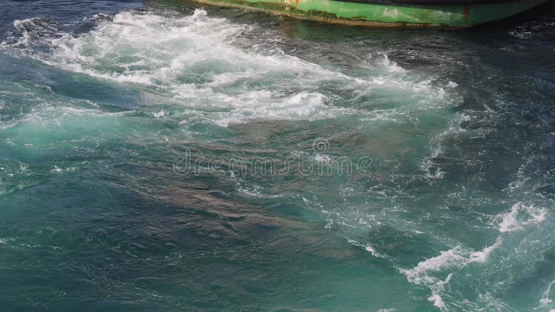 Whirlpool ship water stock video. Video of whirlpool - 300950211