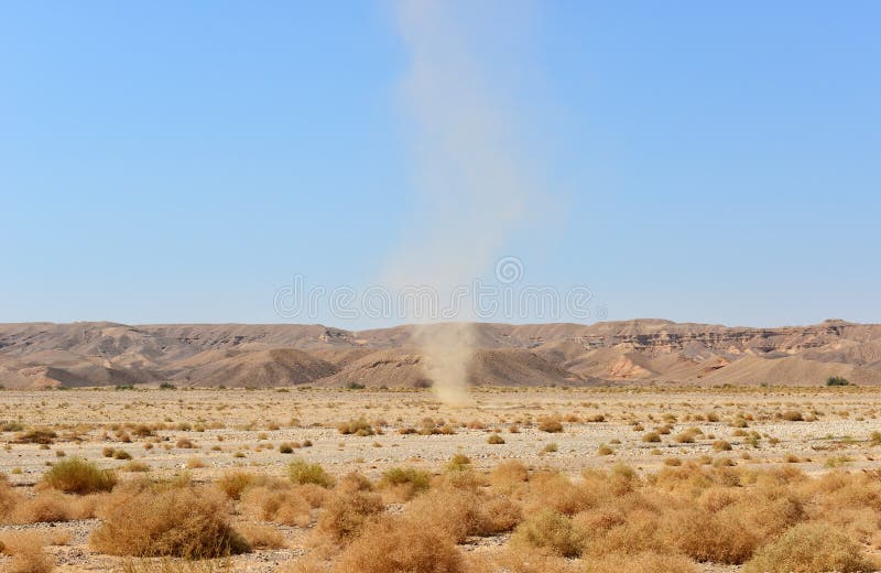 Desert Whirlwind Dust Storm Heat Waves, Outback Uluru, Australia Stock Photo - Image of blue ...