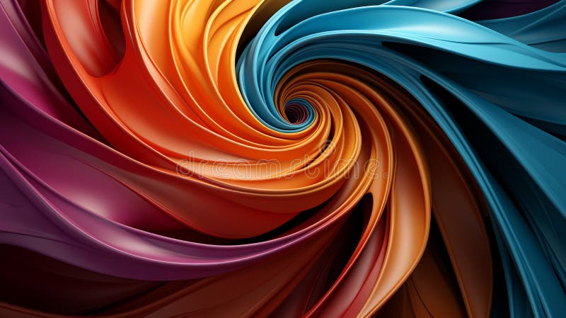 Whirlwind Art: Creating Vibrant Tornado-Inspired Patterns Stock ...
