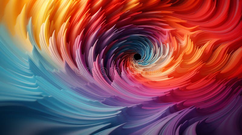 Whirlwind Art: Creating Vibrant Tornado-Inspired Patterns Stock ...