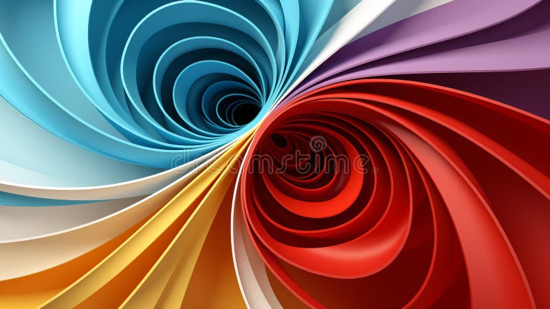 Whirlwind Art: Creating Vibrant Tornado-Inspired Patterns Stock ...