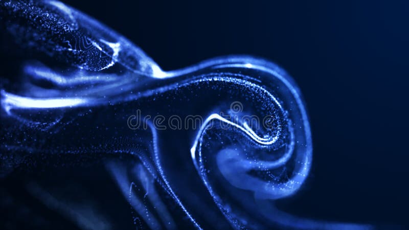 Whirlwind of Dust Particles. Abstract Primitives. 3d Rendering Stock ...